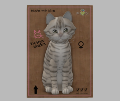 Second Life Marketplace - Female Breedable Cat KittyCatS Toyger - Snow ...