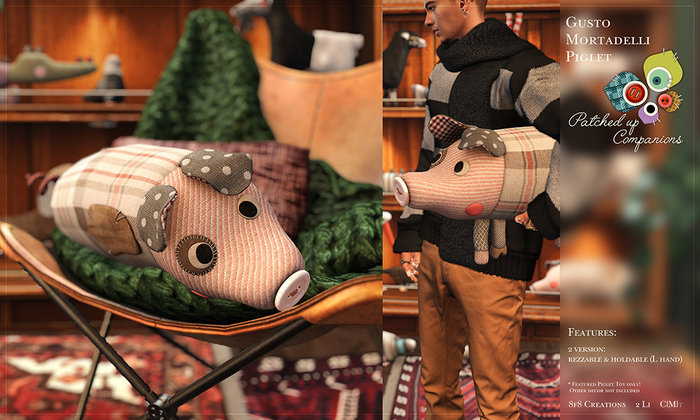 Second Life Marketplace - 8f8 - Patched Up Companions - Gusto Mortadelli