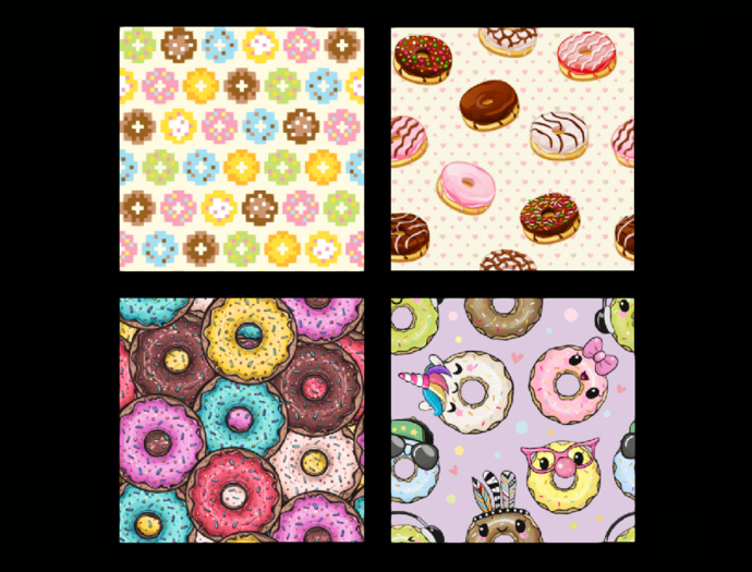 Second Life Marketplace - *6KW* FULL PERM Textures (Seamless Donut ...