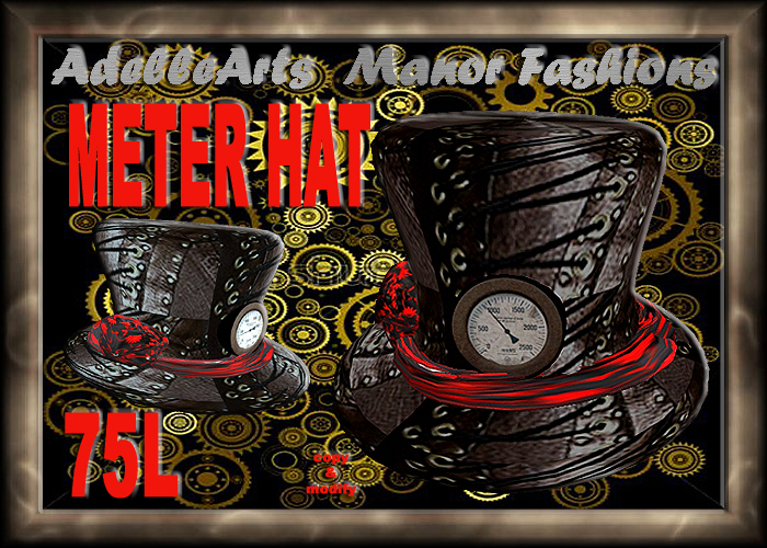 Second Life Marketplace - AdelleArts Meter Hat