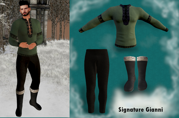 Second Life Marketplace - Medieval Tunic outfit ~ Gianni