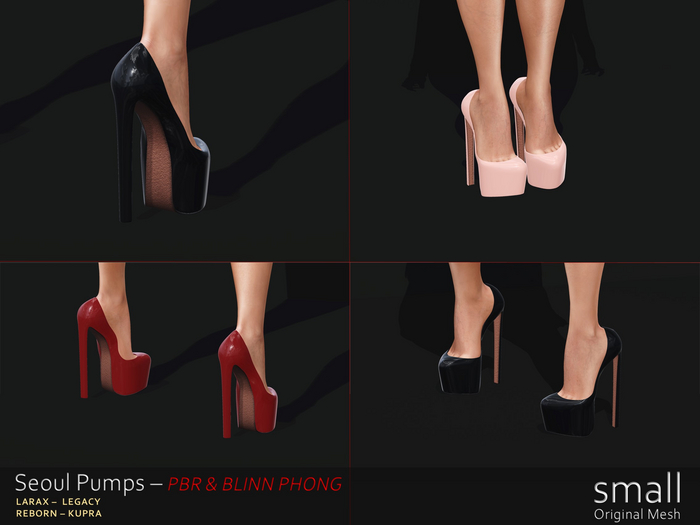 Second Life Marketplace - small Seoul Pumps DEMO