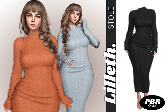 Second Life Marketplace - Lilleth. STOLE - Trendy Colors - Reborn - PBR ...