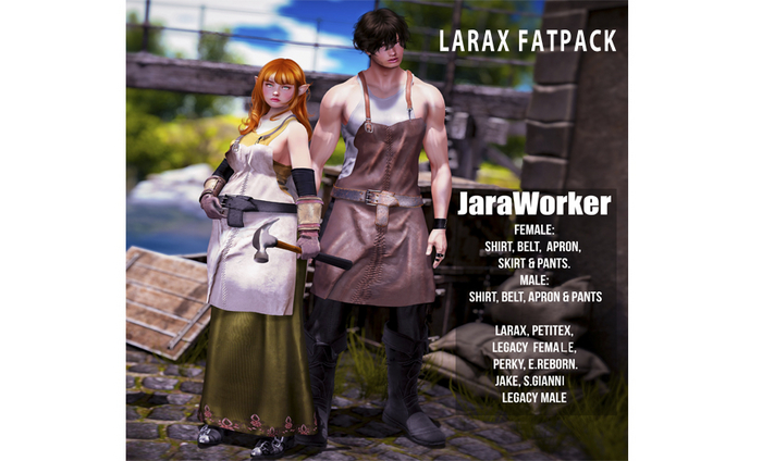 Second Life Marketplace - UNA. Lady.JaraWorker LARAX