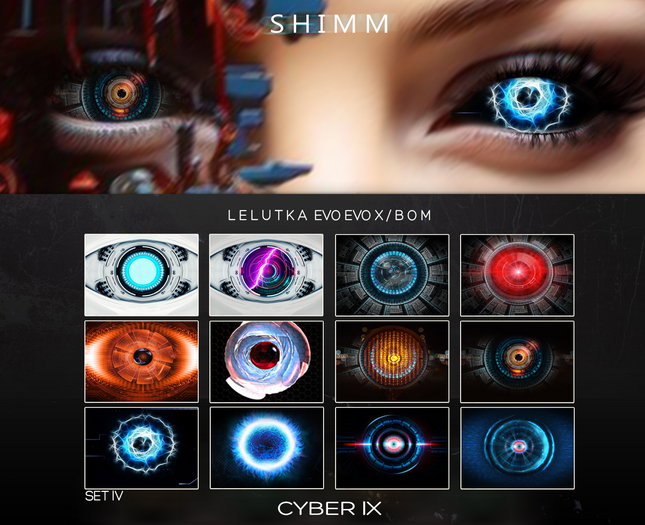 Second Life Marketplace - S H I M M / Lelutka Eyes Applier ~ BOM ...
