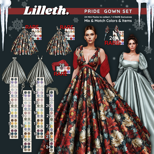 Second Life Marketplace - Lilleth PRIDE - Fatpack - Arcade Collection ...