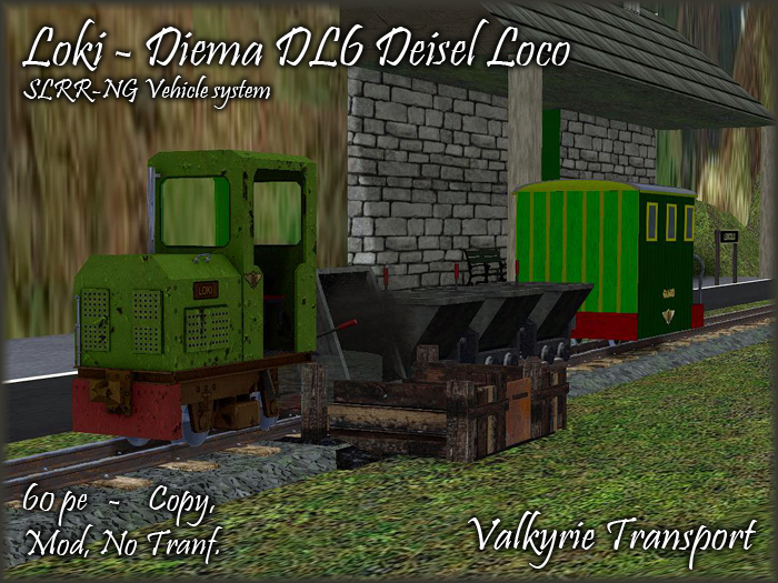 Second Life Marketplace - Diema DL6 Deisel Loco and tipper trucks