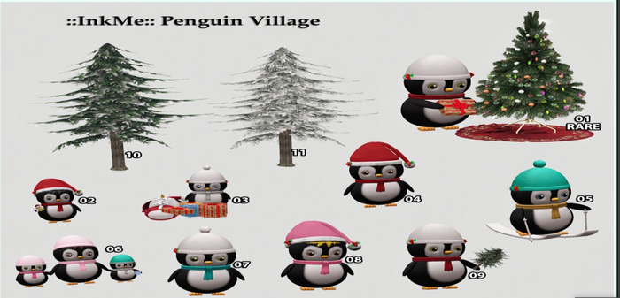 Second Life Marketplace - 04 ::InkMe:: Penguin Village