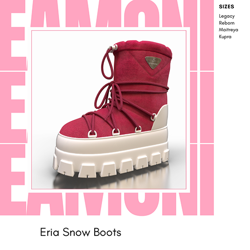Second Life Marketplace - EAMONI. Eria Snow Boots Fatpack