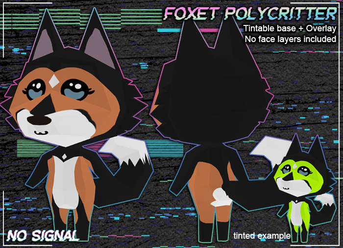 Second Life Marketplace - NS - Polycritter Foxet overlay