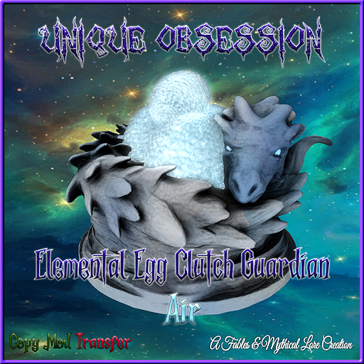 Second Life Marketplace - [UO] Elemental Egg Clutch Guardian-Air