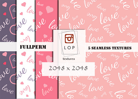 Second Life Marketplace - LOP VALENTINES LOVE TEXTURES PACK 1