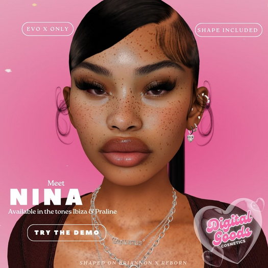 Second Life Marketplace - DG$- Nina Skin (Praline)