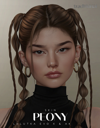 Second Life Marketplace - TF - Peony Skin (LELUTKA EVOX) Sienna