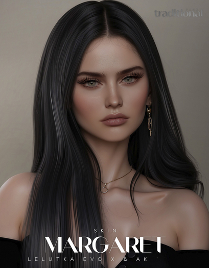 Second Life Marketplace - TF - Margaret Skin (LELUTKA EVOX) RoseKiss