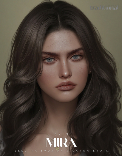 Second Life Marketplace - TF - Mira Skin (LELUTKA EVOX) Sienna
