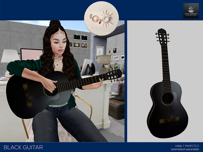 Second Life Marketplace - * rojo - Guitar 5 Li animated