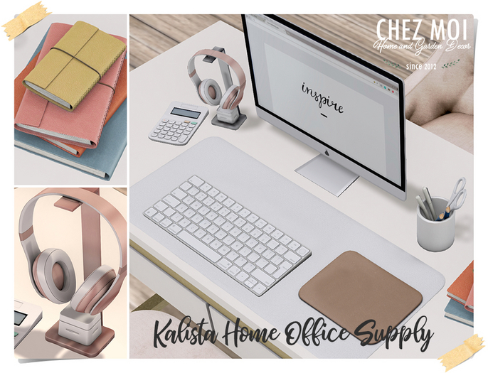 Second Life Marketplace - CHEZ MOI ♥ Kalista Home Office Supply