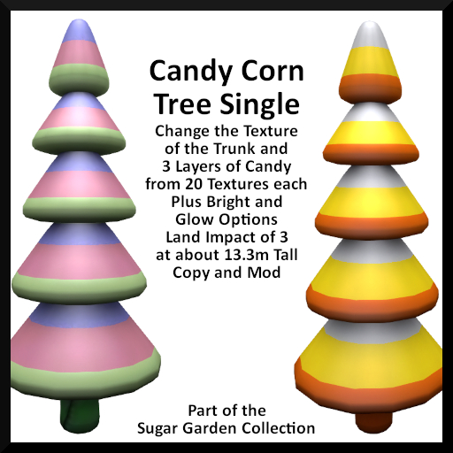 Second Life Marketplace - Ever Green - Sugar Garden - Candy Corn Tree ...