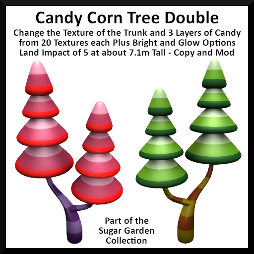 Second Life Marketplace - Ever Green - Sugar Garden - Candy Corn Tree ...