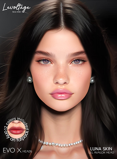Second Life Marketplace - Le Voltage - Luna Skin SIENNA (EVOX)