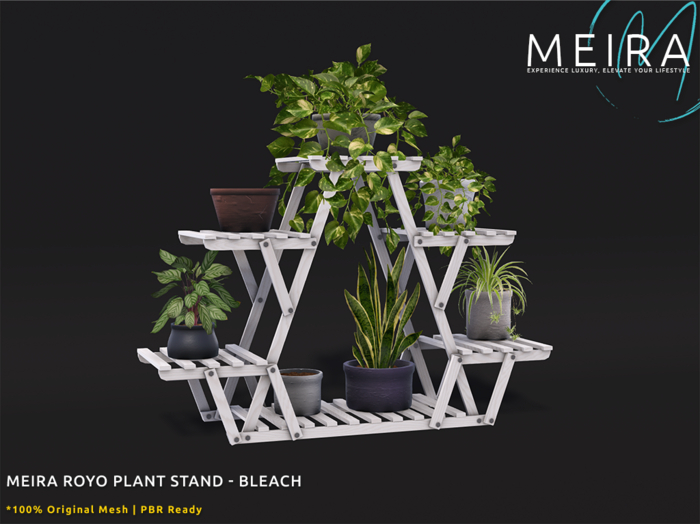 Second Life Marketplace - Meira Royo Plant Stand - Bleach