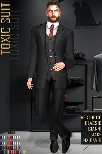 Second Life Marketplace - *.:Dark Cat:.*Men* TOXIC SUIT