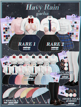 Second Life Marketplace - :uzu: havy rain gacha - RARE 2