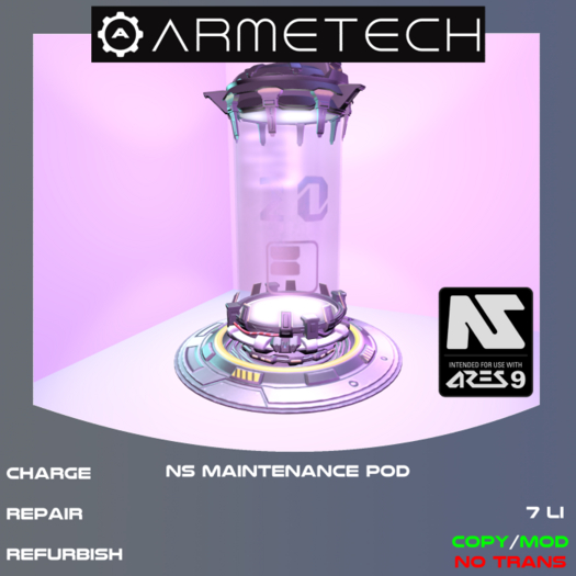 Second Life Marketplace - Armetech - Maintenance Pod