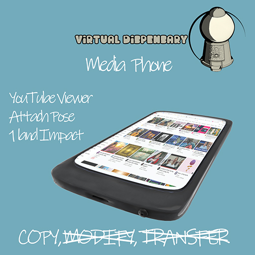 Second Life Marketplace - Media Phone Black