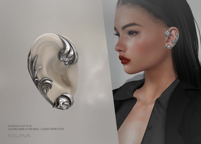 Second Life Marketplace - SIGMA Desdemona ear wraps