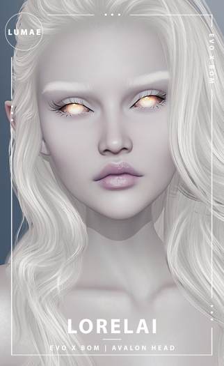 Second Life Marketplace - LUMAE Fantasy Skins Vol 1: EVO X - GHOST ...