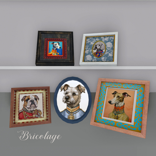Second Life Marketplace - Bricolage Royal Pup Portraits