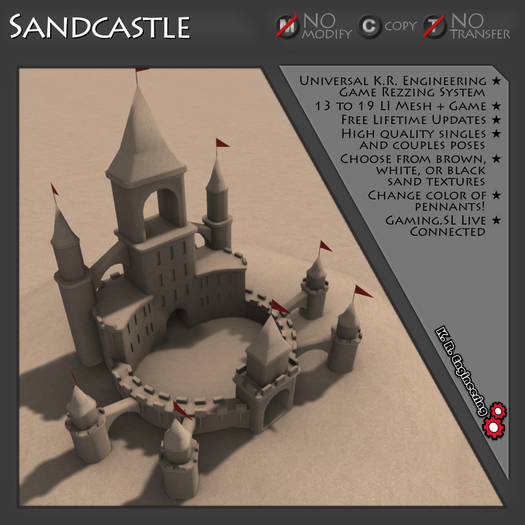 Second Life Marketplace - Sandcastle Game Theme - REQUIRES PURCHASE OF ...