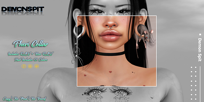 Second Life Marketplace - -DS- Pheri Collar RLV