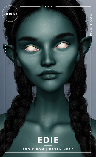 Second Life Marketplace - LUMAE Fantasy Skins Vol 1 : EVO X - VIRIDIAN ...