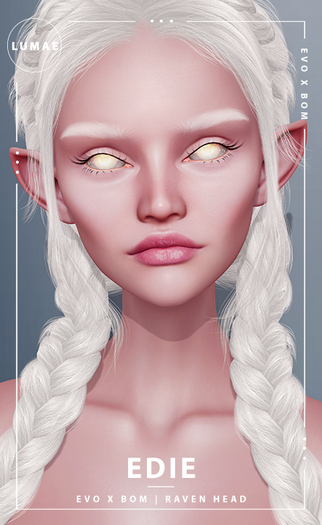 Second Life Marketplace - LUMAE Fantasy Skins Vol 1 : EVO X - PEONY - Edie