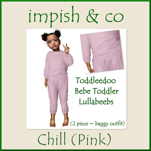 Second Life Marketplace - impish & co ~ Chill Pink BOX
