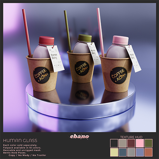 Second Life Marketplace - Ebano-Human Glass (YELLOW)