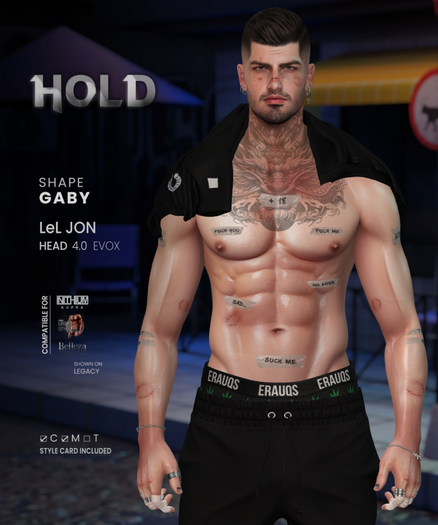 Second Life Marketplace - HOLD SHAPES - Gaby - Shape LeLUTKA Jon 4.0 ...