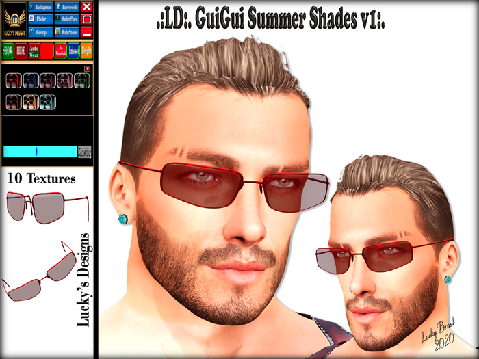 Second Life Marketplace - .:LD:. GuiGui Summer Shades v1:.