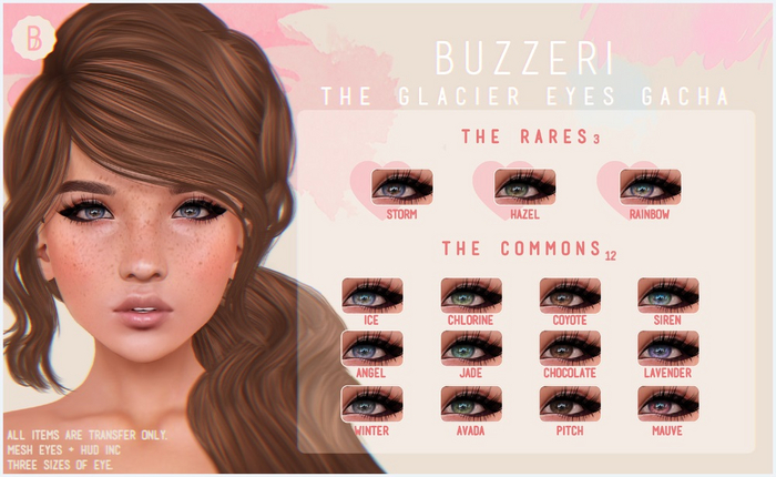 Second Life Marketplace - [Buzz] Glacier Eyes - Siren
