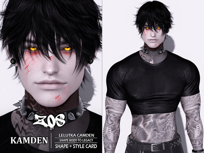 Second Life Marketplace - ZOS. Kamden Shape Lelutka Camden (EvoX)