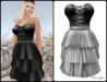 Second Life Marketplace - *CC* Ute Mini Dress Silver