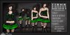 Second Life Marketplace - {O} Liana ~ Green Cyber Inspired Outfit