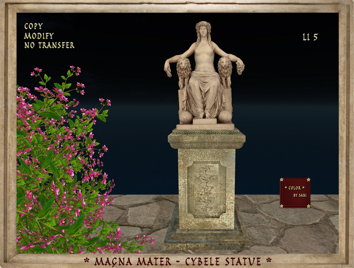 Second Life Marketplace - Magna Mater - Cybele statue