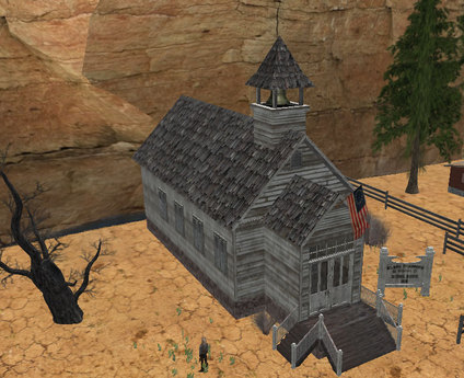 Second Life Marketplace - Old Western SchoolHouse