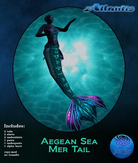 Second Life Marketplace - (TB) Atlantis: Aegean Sea Mer Tail