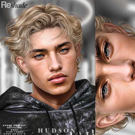 Second Life Marketplace - (RESHADE X NOTFOUND) - SUEDE TONE HUDSON (EVOX)