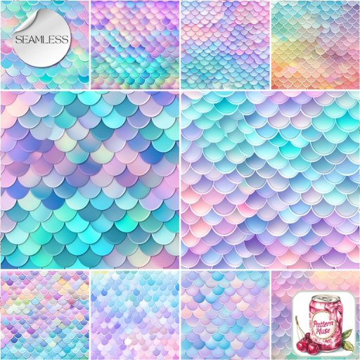 Second Life Marketplace - Mermaid Tail Seamless Textures Full Perm